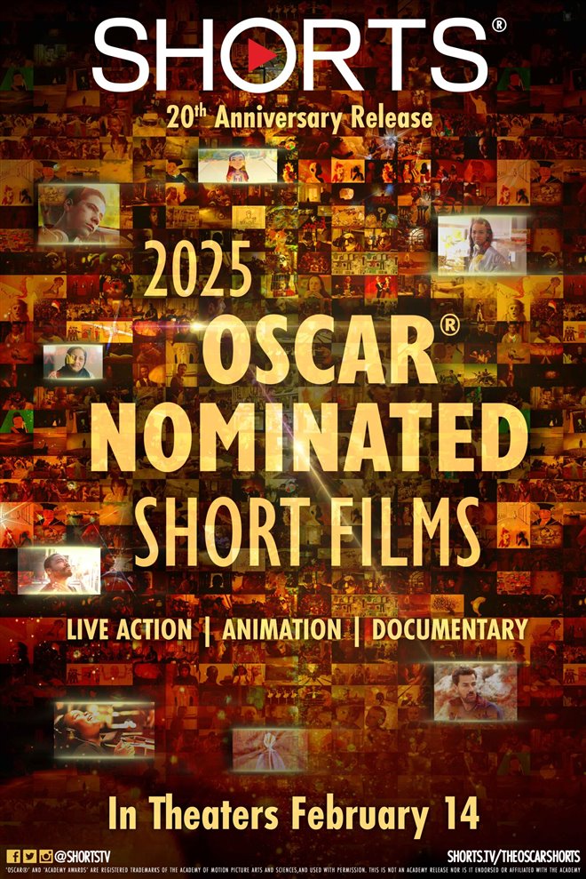 2025 Oscar Nominated Short Films movie large poster.
