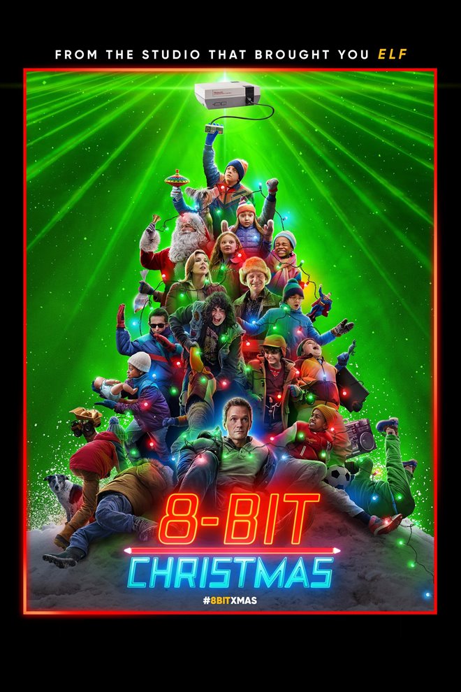 8-Bit Christmas Movie Poster