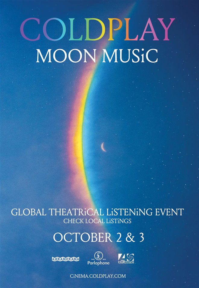 Coldplay Moon Music Global Theatrical Listening Event Movie Poster
