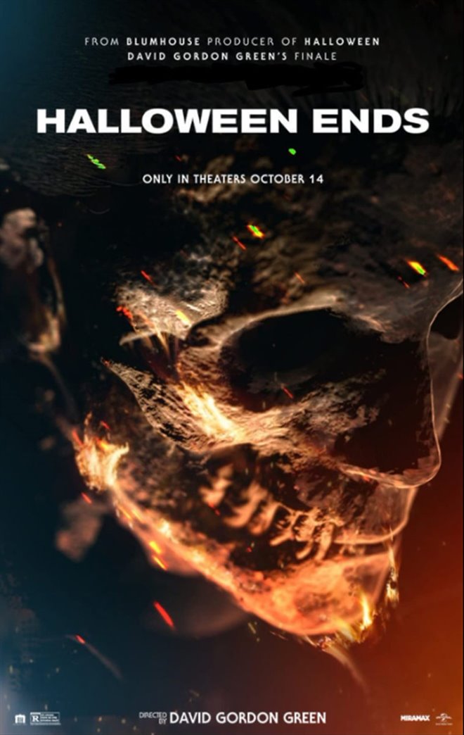 Halloween Ends movie large poster.