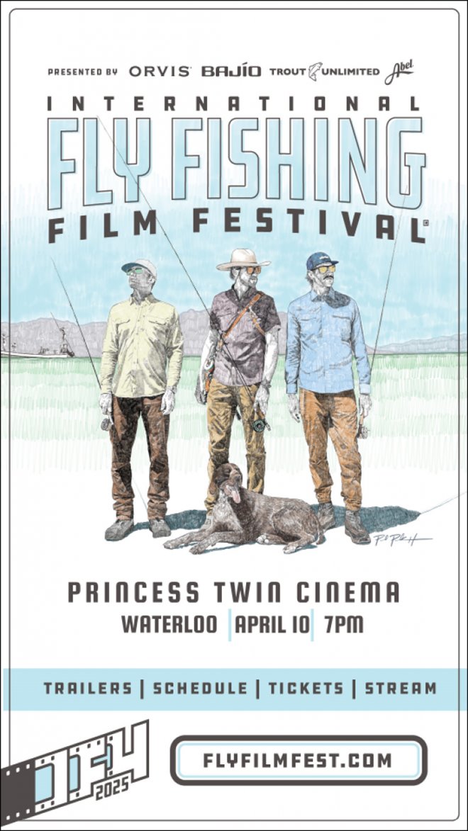 International Fly Fishing Film Festival 2025 - Waterloo poster