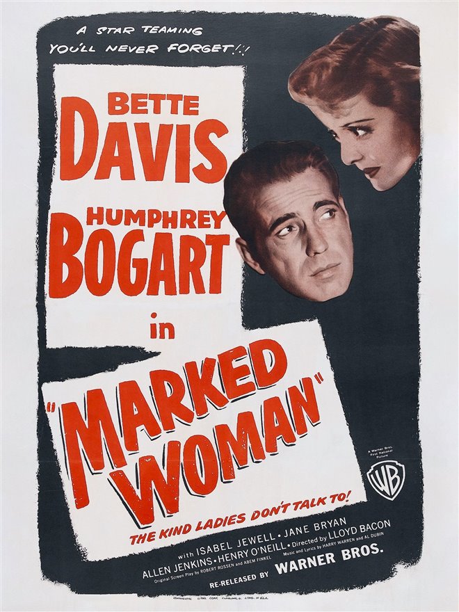 Marked Woman (1937) movie large poster.