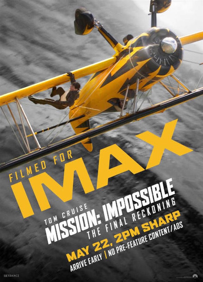 Mission: Impossible - The Final Reckoning IMAX Opening Day Fan Event poster