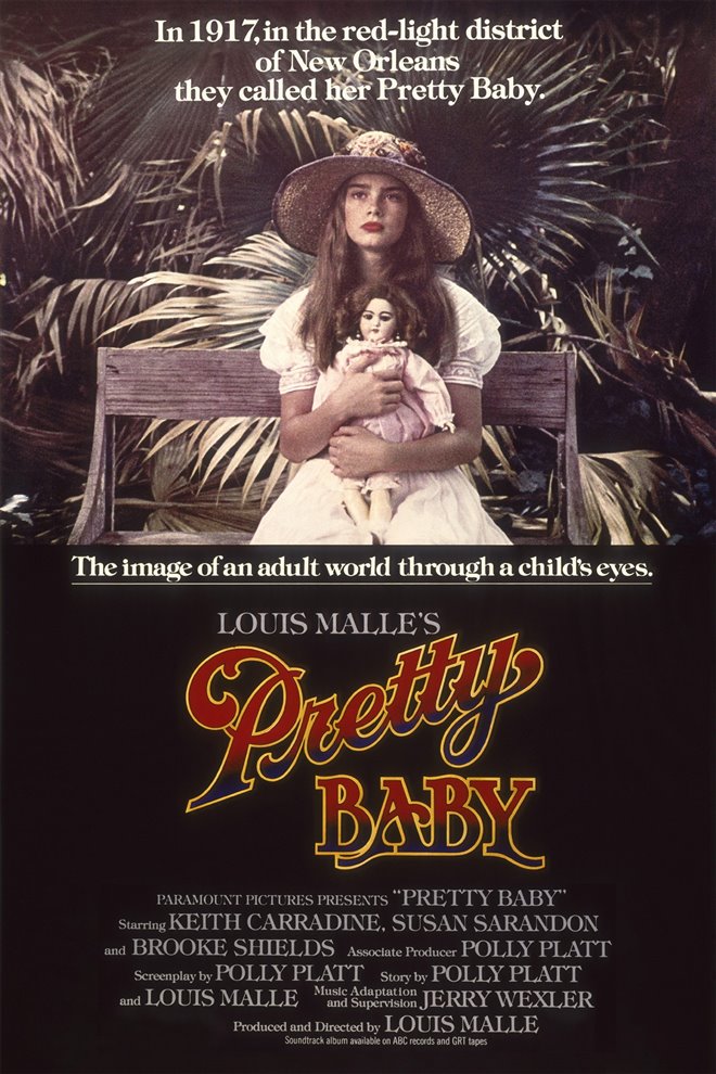 Pretty Baby movie large poster.