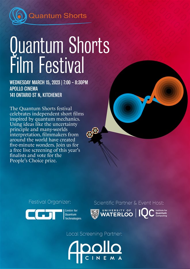 Quantum Shorts Film Festival: Lights, Camera, Spooky Action Movie Poster
