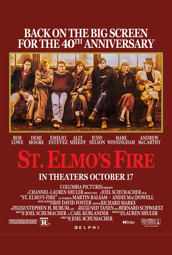 St. Elmo's Fire Movie Poster