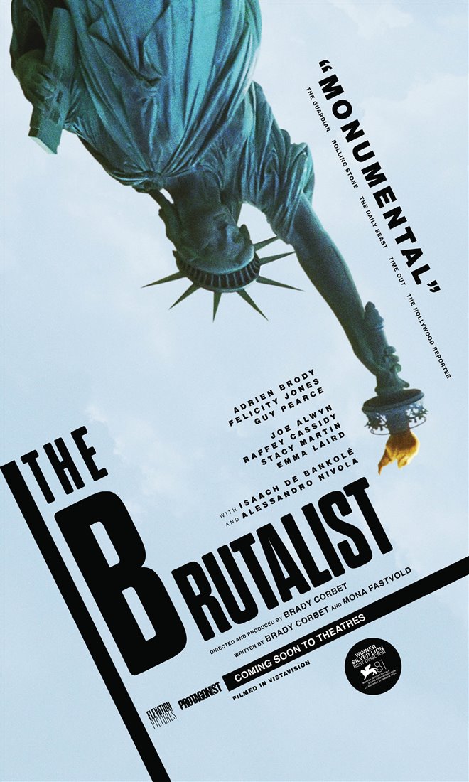 The Brutalist in 35MM Movie Poster