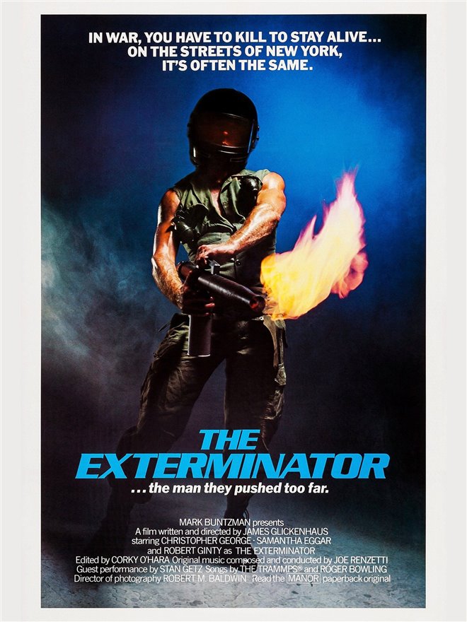 The Exterminator movie large poster.