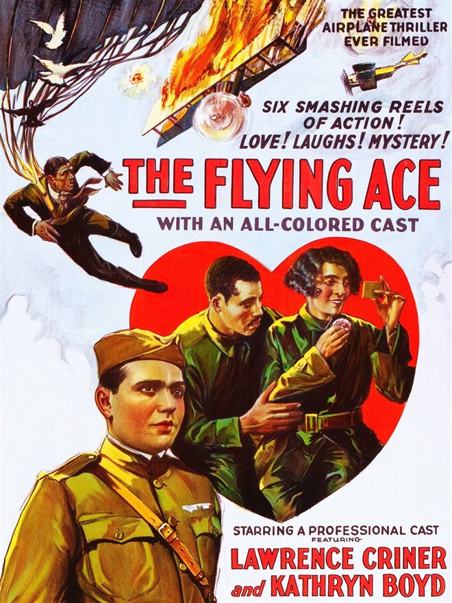 The Flying Ace movie large poster.