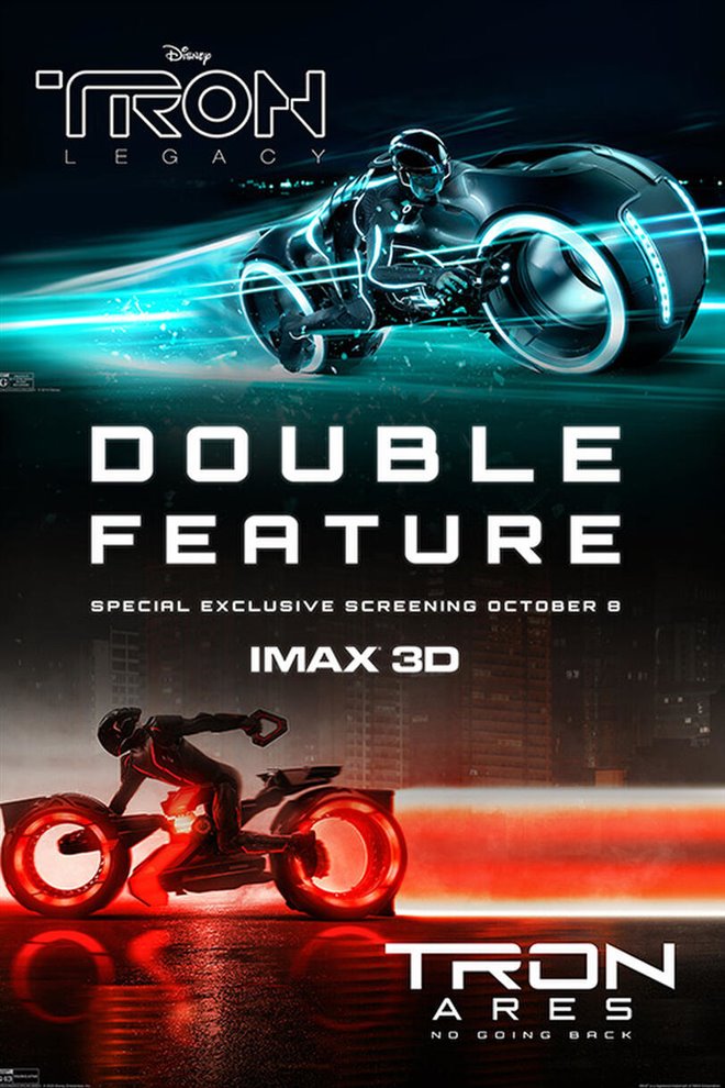 Tron IMAX Double Feature movie large poster.