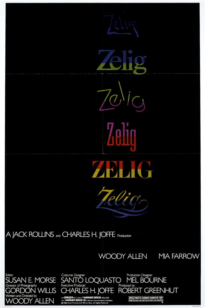 Zelig Movie Poster